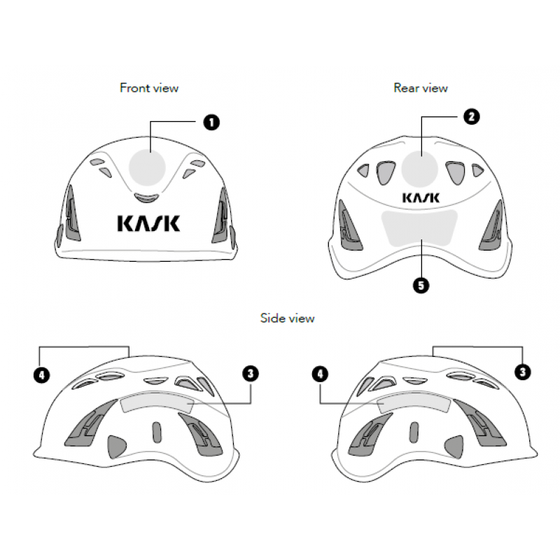 Kask Aufkleber transparent | Industrieklettershop.de